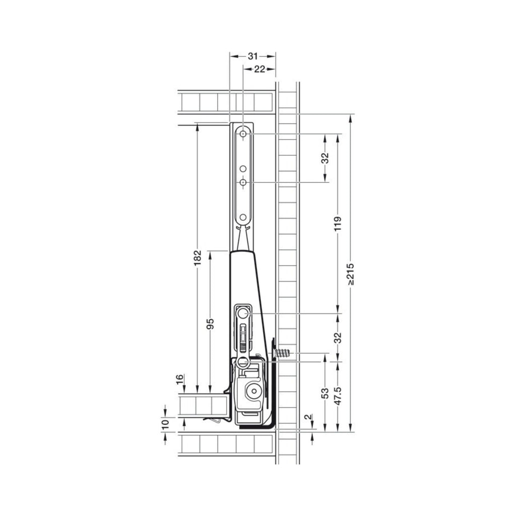 Häfele - Panel holder, Häfele Matrix Box P – Plaiwoo